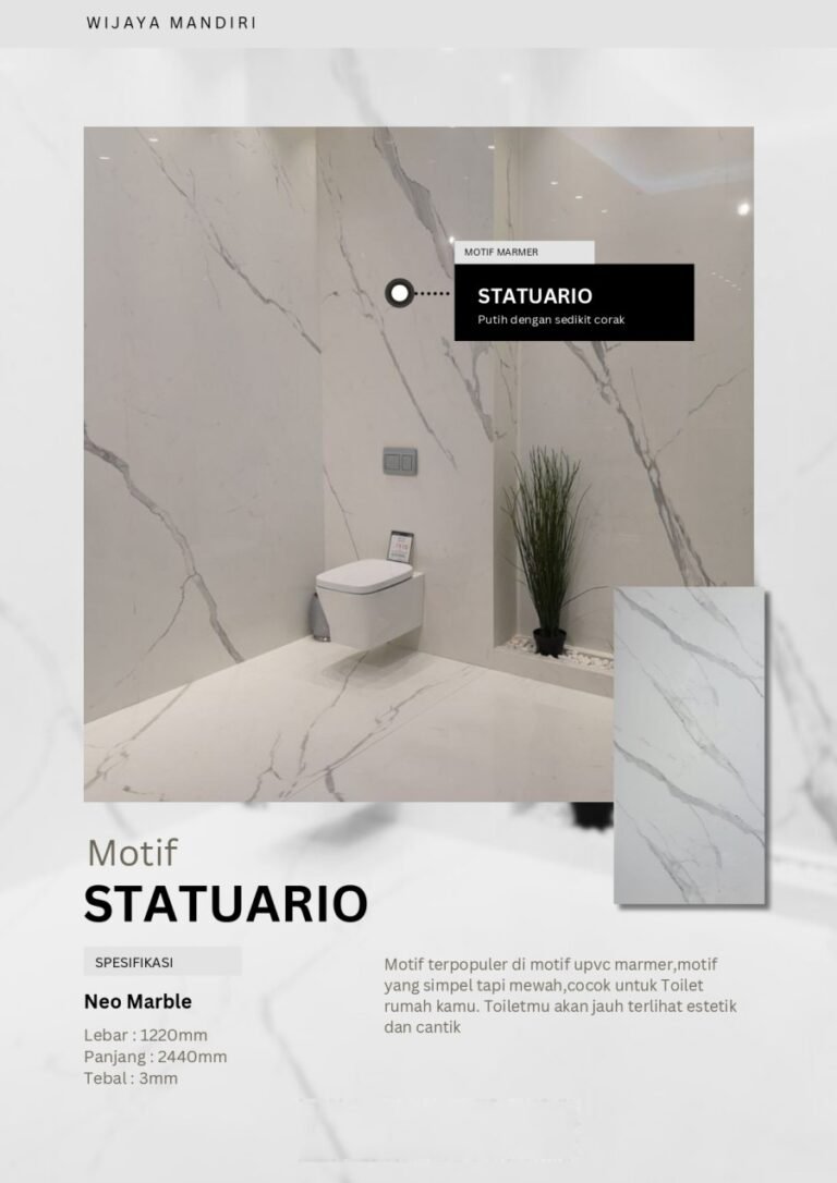 PVC Marmer / UPVC Marble Hiasan Dinding Wall Panel - Wijaya Mandiri