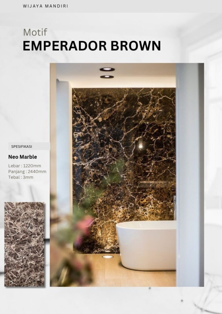 PVC Marmer / UPVC Marble Hiasan Dinding Wall Panel - Wijaya Mandiri