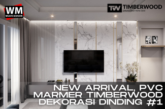 PVC Marmer Timberwood, Rekomendasi Dekorasi Dinding #1