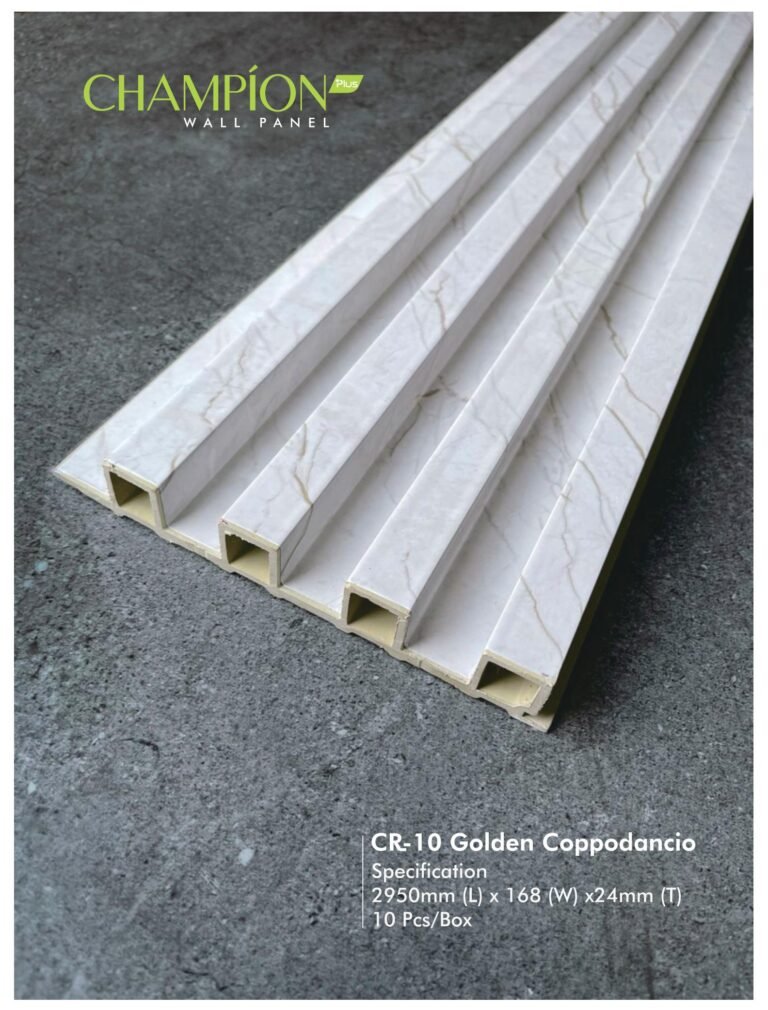 Kisi Kisi Wallpanel PVC Wall Panel WPC Wood Panel CHAMPION - Wijaya Mandiri