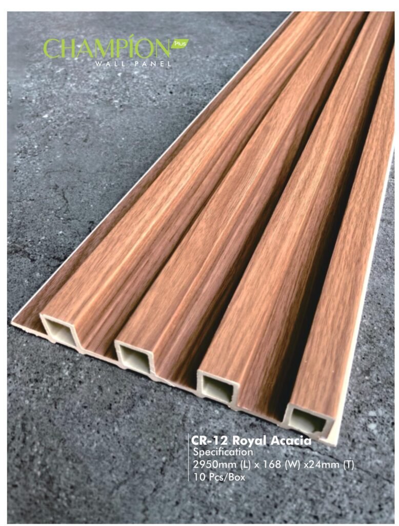 Kisi Kisi Wallpanel PVC Wall Panel WPC Wood Panel CHAMPION - Wijaya Mandiri