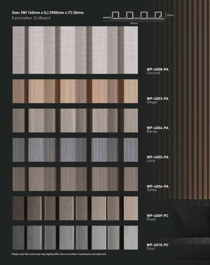 WPC Deco Panel by TACO | Wall Panel PVC Dinding - Wijaya Mandiri