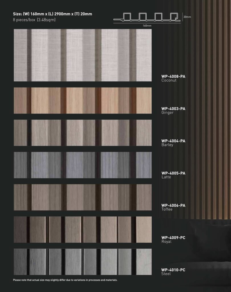 WPC Deco Panel by TACO | Wall Panel PVC Dinding - Wijaya Mandiri
