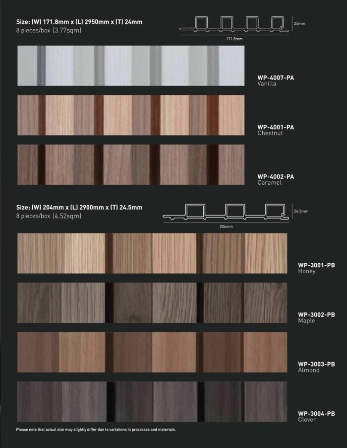 WPC Deco Panel by TACO | Wall Panel PVC Dinding - Wijaya Mandiri